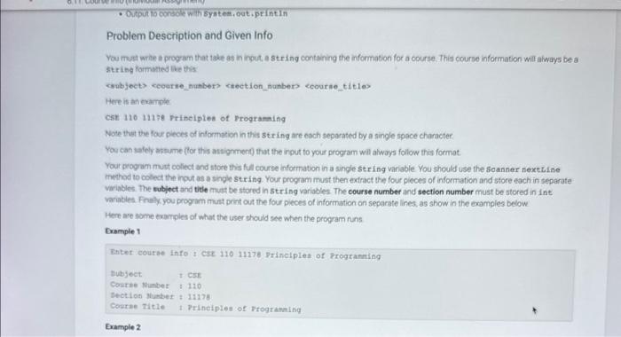 Solved 6.11 Course Info (Individual Assignment) This is an | Chegg.com