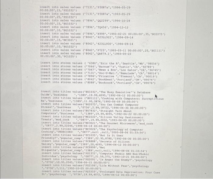 Solved drop table publishers drop table authors drop table | Chegg.com