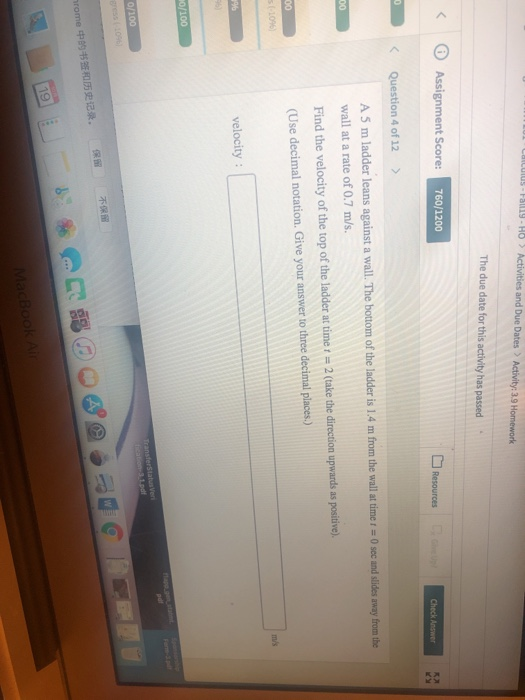 Solved - FLY - HO > Activities and Due Dates > Activity: 3.9 | Chegg.com