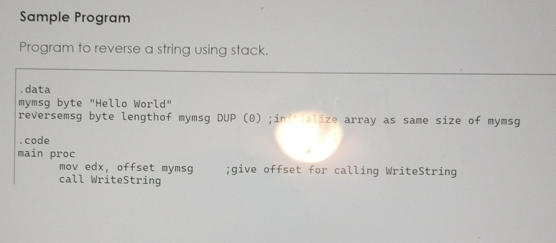 Question 1: Extend the sample program to check | Chegg.com