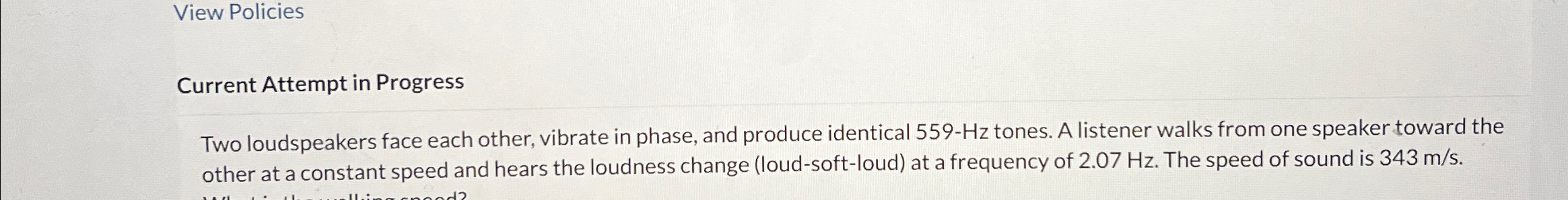 Solved View PoliciesCurrent Attempt in ProgressTwo | Chegg.com