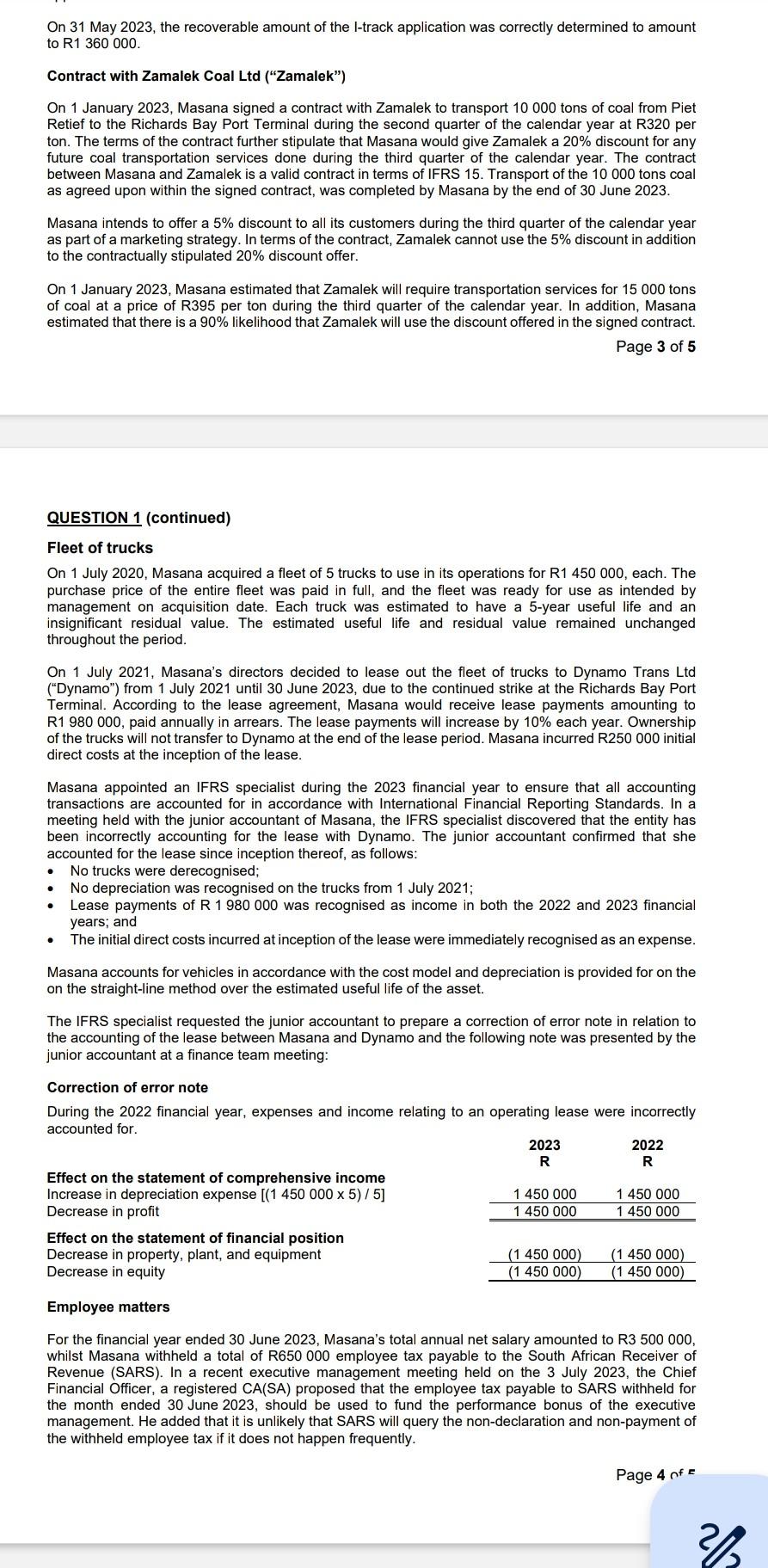 Solved \r\nOn 31 May 2023, the recoverable amount of the | Chegg.com