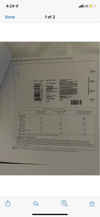 Solved Labels and Packaging (Please use attached sheet with | Chegg.com
