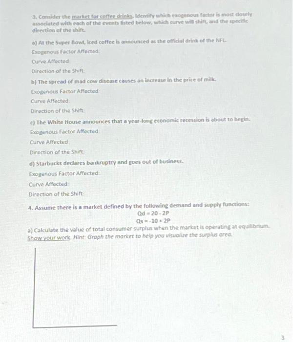 Solved 1. Assume there is a market defined by the following | Chegg.com