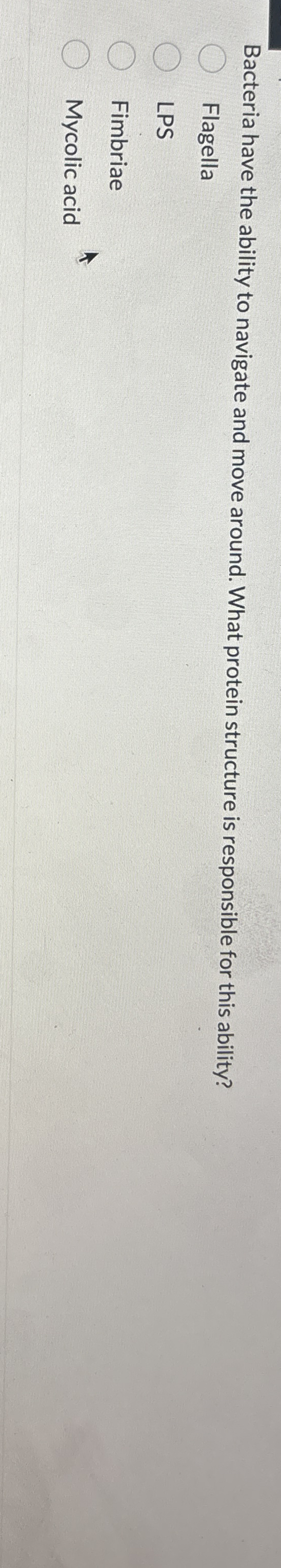 Solved Bacteria have the ability to navigate and move | Chegg.com