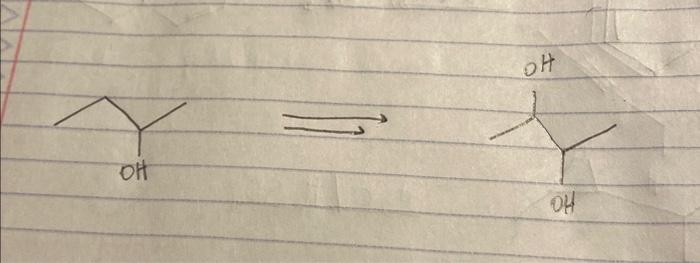 Solved Draw the mechanism and reagents | Chegg.com