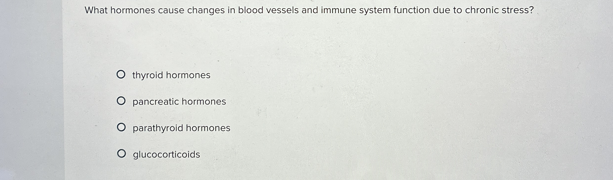 Solved What hormones cause changes in blood vessels and | Chegg.com