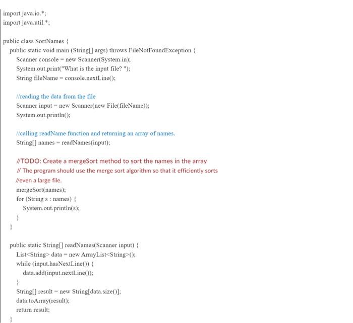 Solved mport java.io.*; mport java.util.*; ublic class | Chegg.com