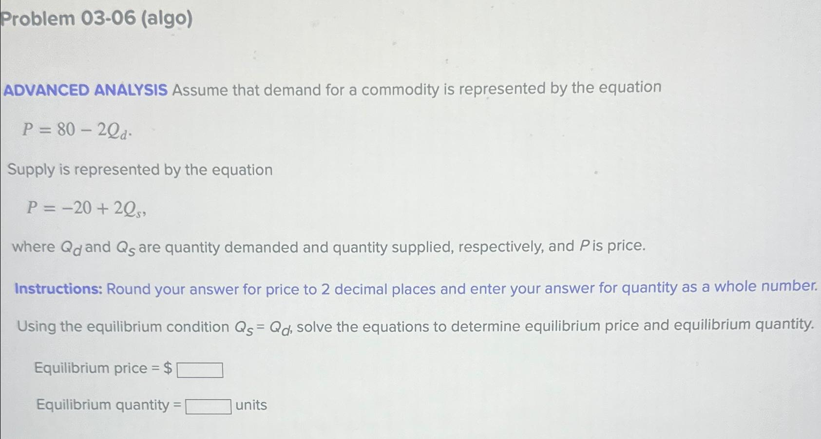 Solved Problem 03-06 (algo)ADVANCED ANALYSIS Assume that | Chegg.com