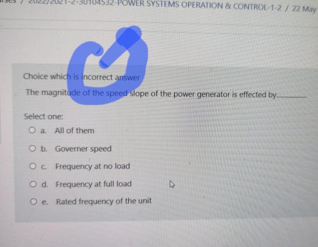 Solved Choice which is incorrect answer The magnitude of the | Chegg.com
