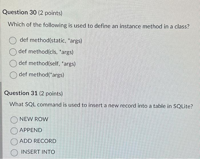 Solved Which of the following is used to define an instance | Chegg.com Solved Which of the following is used to define an instance | Chegg.com