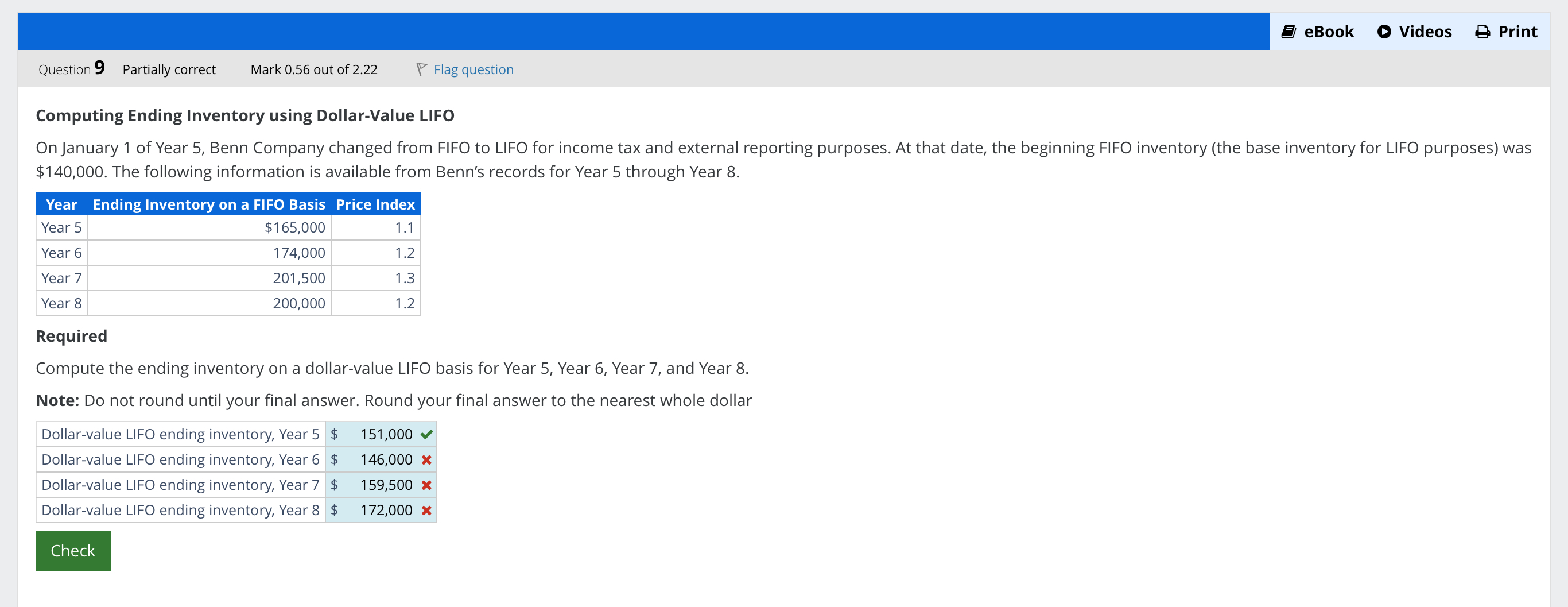 Solved Computing Ending Inventory using Dollar-Value LIFOOn | Chegg.com