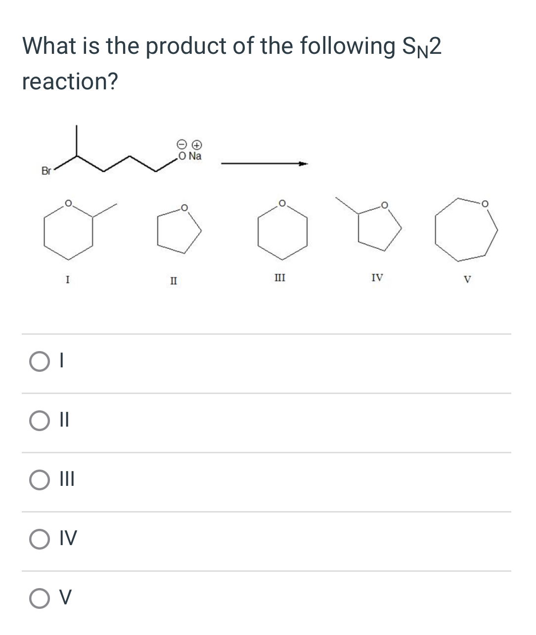 Solved What is the product of the following SN2 | Chegg.com