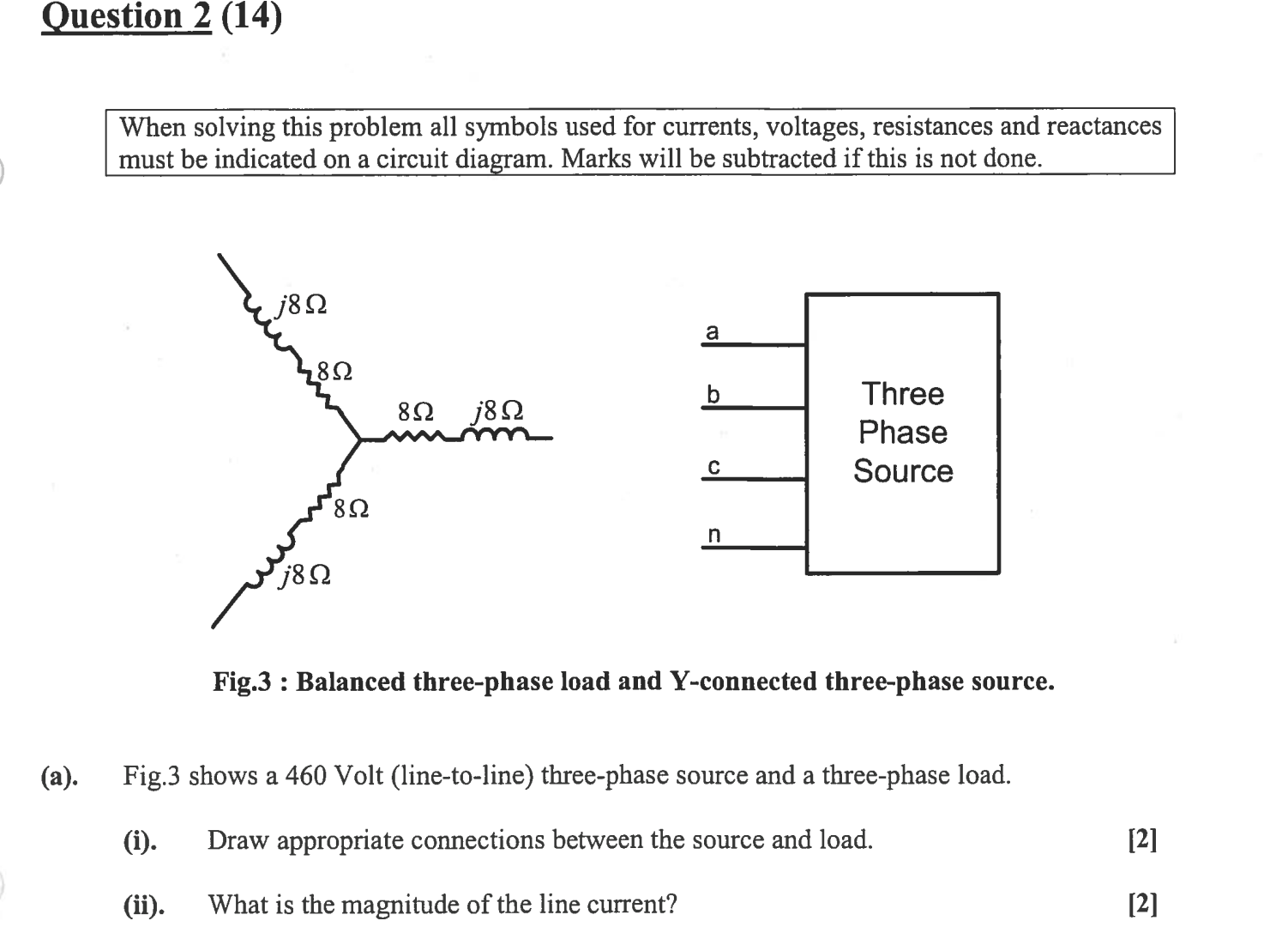 Solved When solving this problem all symbols used for | Chegg.com