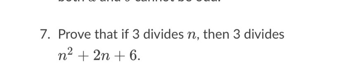 Solved 4. Proofs 1. Let n be an integer. Prove that if n is | Chegg.com