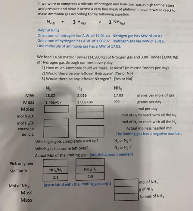 Solved If we were to compress a mixture of nitrogen and | Chegg.com