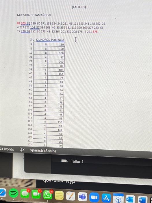 Workshop 1 September, 2021 The MPG file in excel | Chegg.com