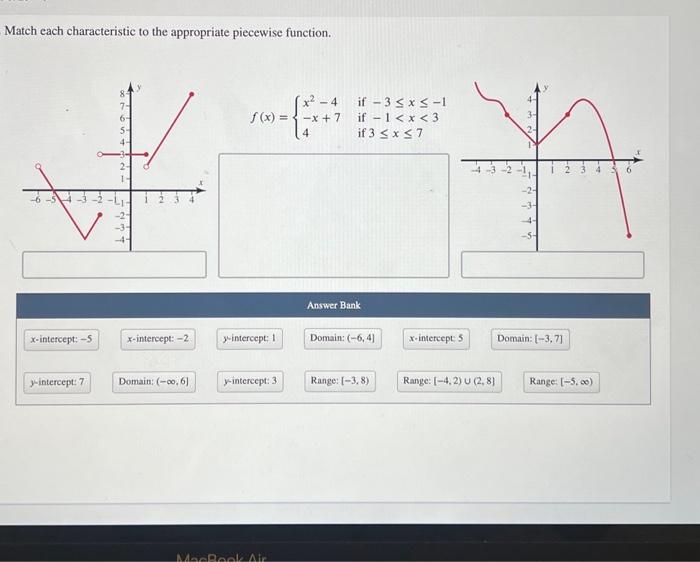 Solved Match each characteristic to the appropriate | Chegg.com