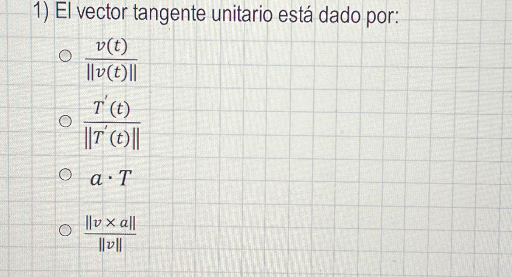 Solved El vector tangente unitario está ﻿dado | Chegg.com