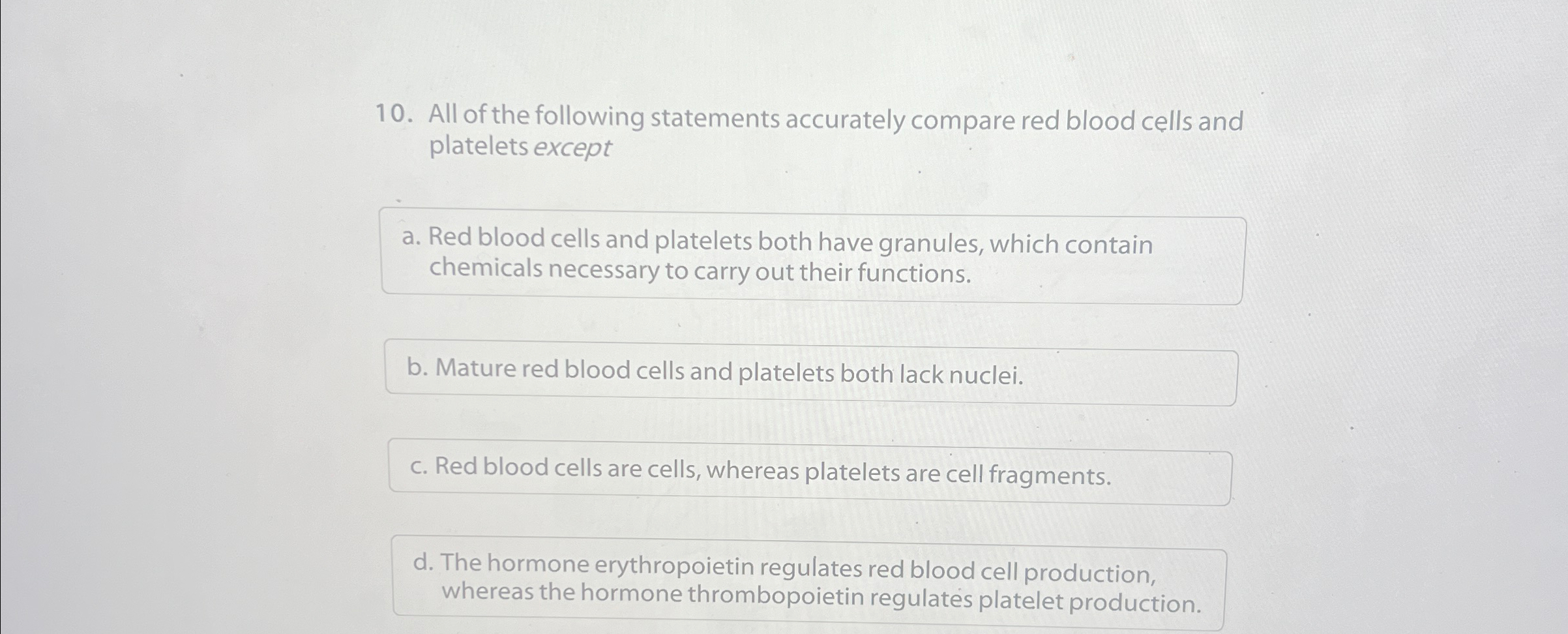 Solved All of the following statements accurately compare | Chegg.com