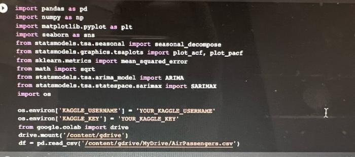 Solved "Air Passengers" on Kaggle with Jupyter/Python with | Chegg.com