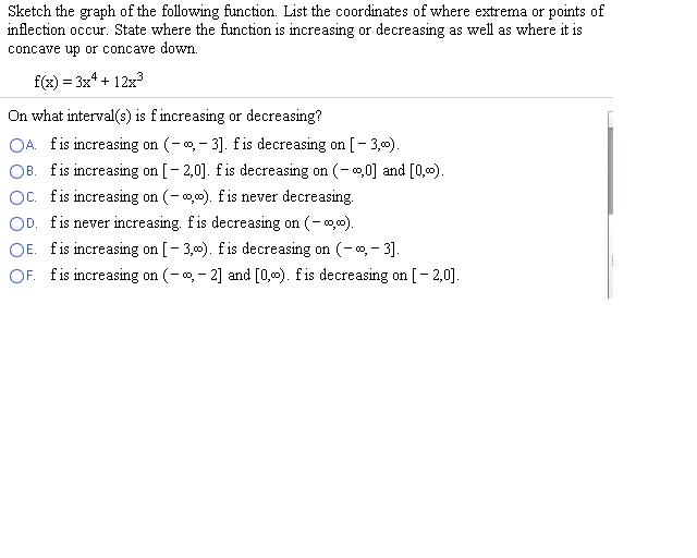 Solved Sketch the graph of the following function. List the | Chegg.com