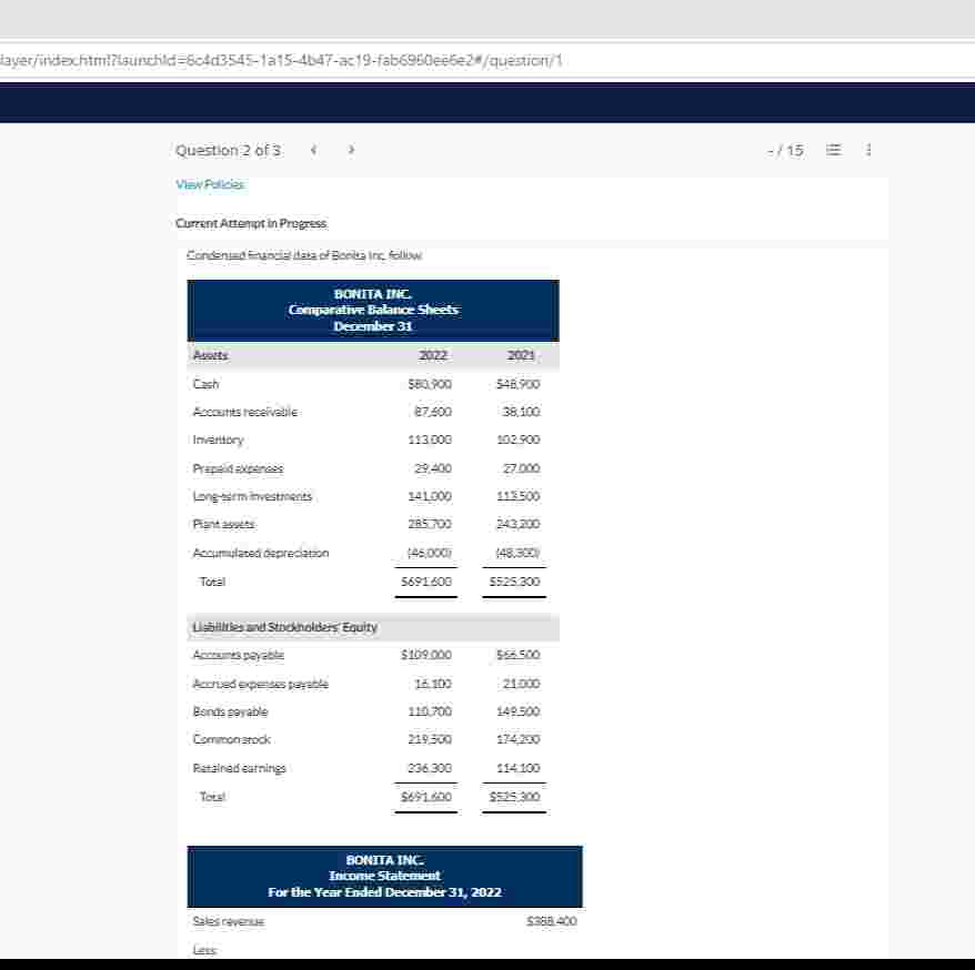Solved View Policies Current Attempt in Progress Condensed | Chegg.com