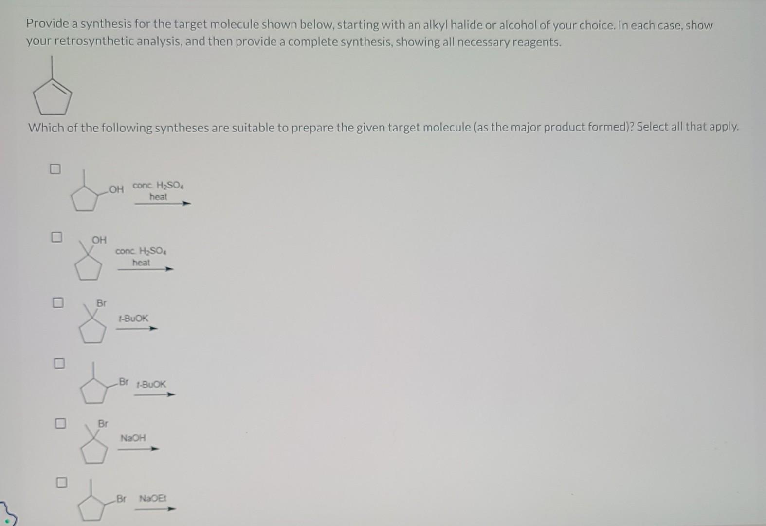 Solved Provide a synthesis for the target molecule shown | Chegg.com