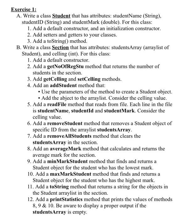 Solved Exercise 2 Based On Exercise 1 A Create A Section 1179