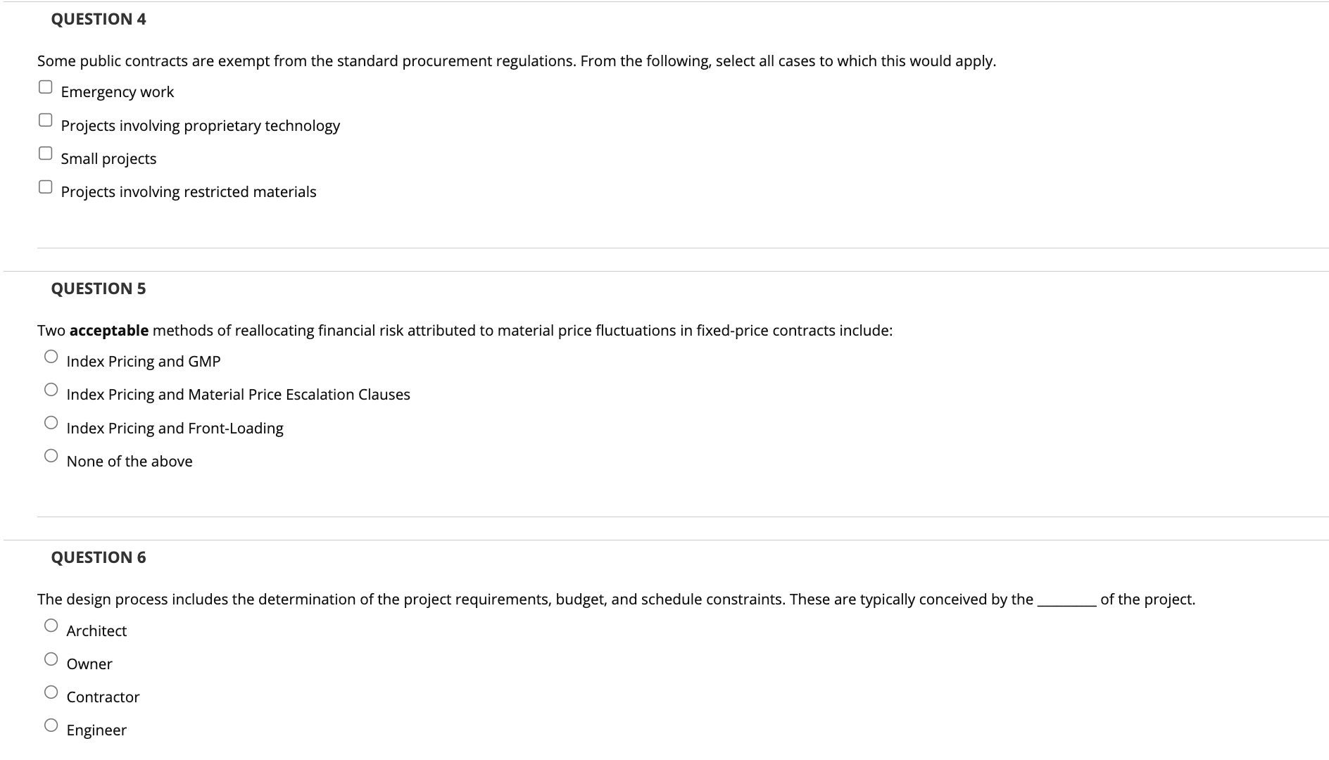 Solved ANSWER ALL 3 ﻿PLEASEQUESTION 4Some public contracts | Chegg.com