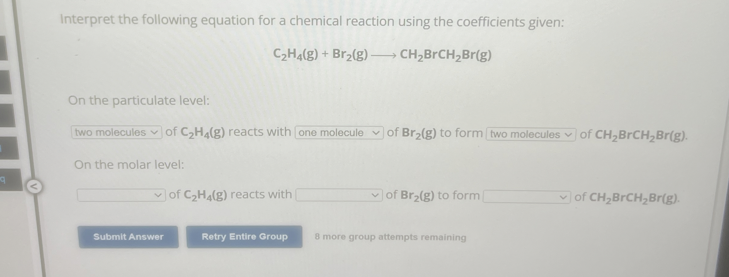 High Quality SOLUTION Interpret the following equation for a chemical | Chegg.com