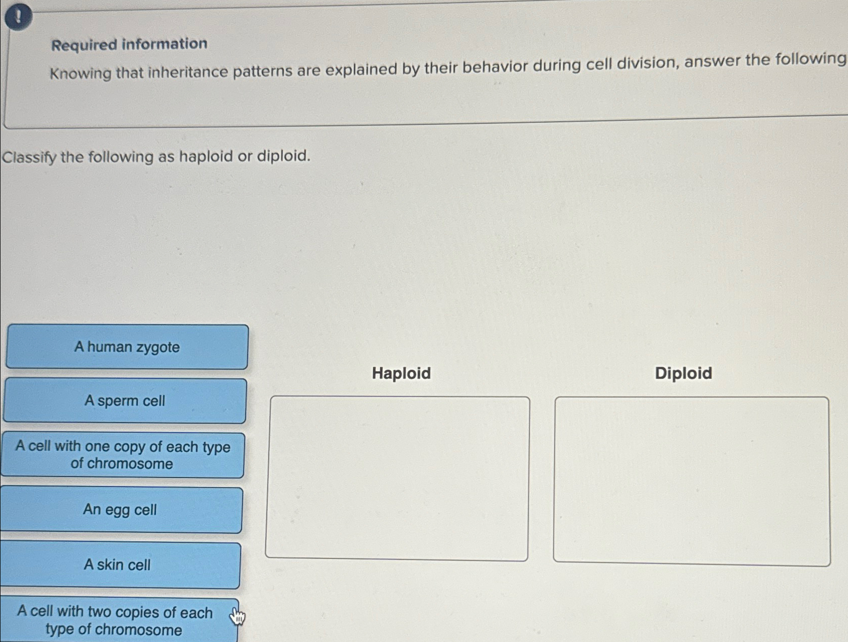 Solved !Required informationKnowing that inheritance | Chegg.com