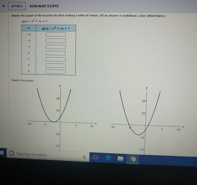 Solved 4. DETAILS SCOLALG7 2.2.012. Sketch the graph of the | Chegg.com
