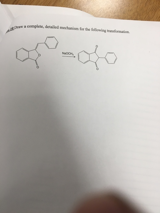 Solved raw a complete, detailed mechanism for the following | Chegg.com