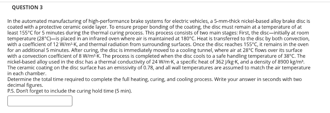 Solved QUESTION 3In the automated manufacturing of | Chegg.com