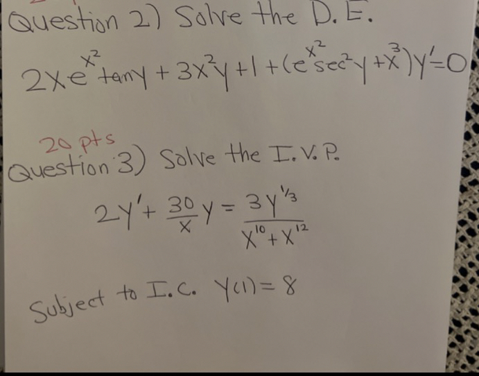 Solved Question 2) Solve the | Chegg.com Solved Question 2) Solve the | Chegg.com