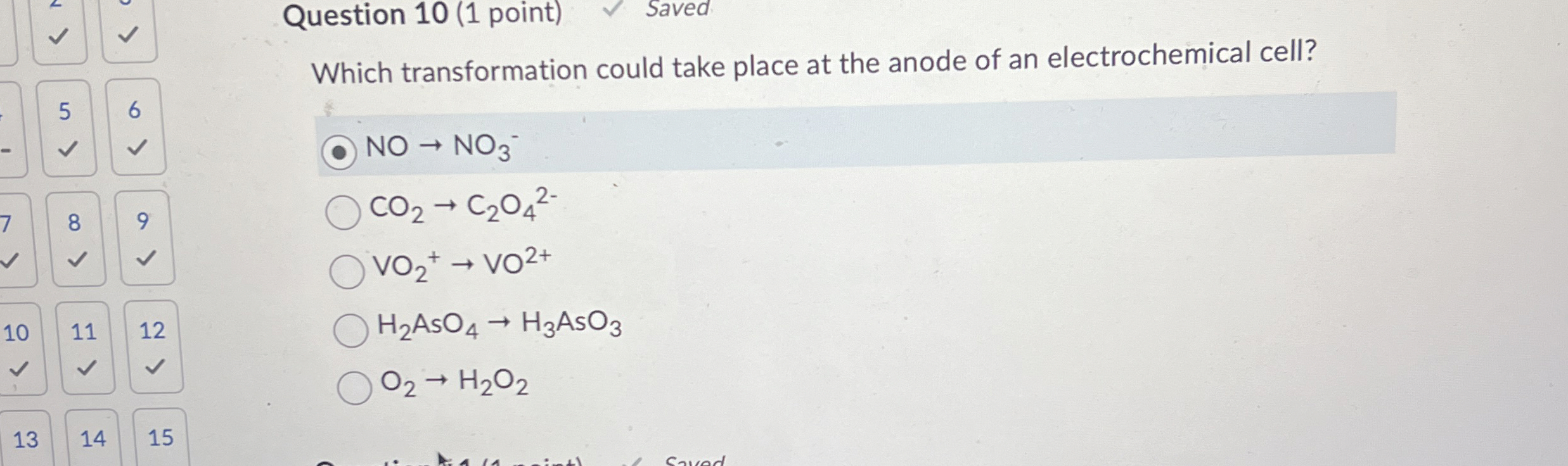 Solved Question 10 (1 ﻿point)SavedWhich transformation could | Chegg.com