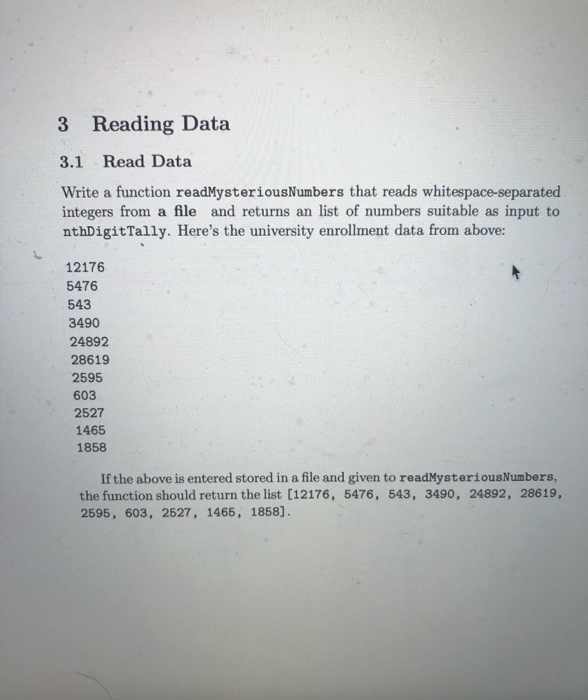 Solved 2 list Practice 2.1 Update Tally Write a function | Chegg.com