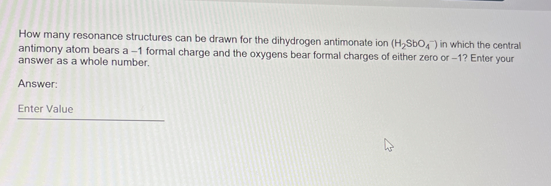 Solved How many resonance structures can be drawn for the | Chegg.com