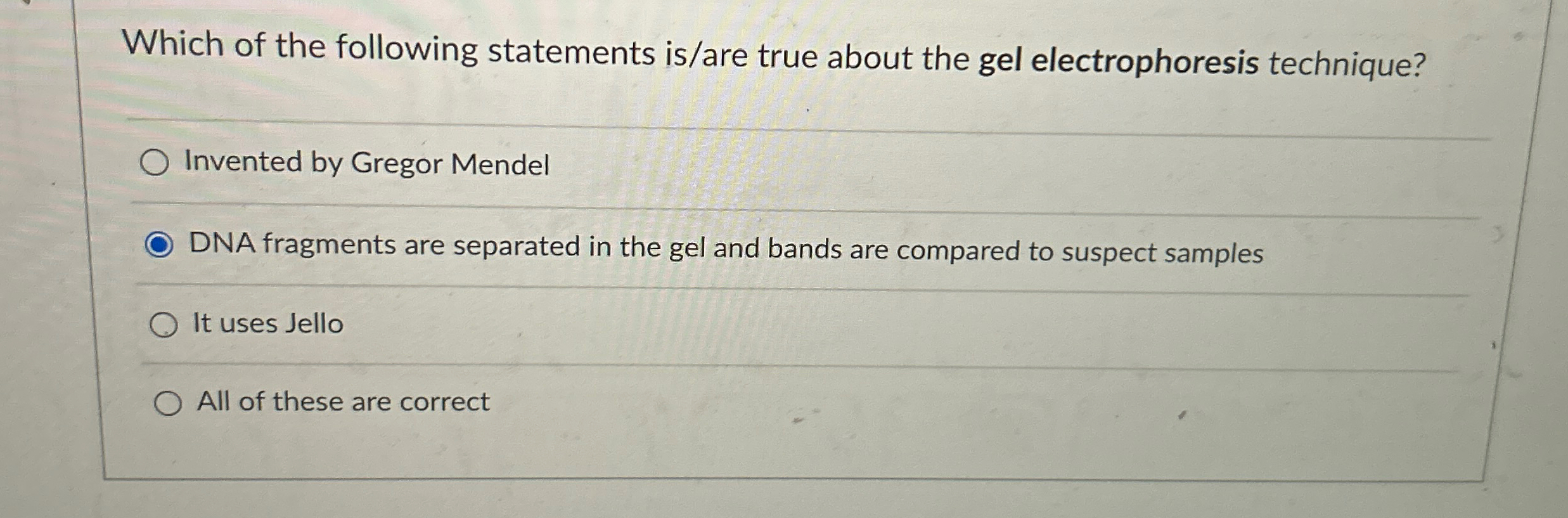 Solved Which of the following statements is/are true about | Chegg.com