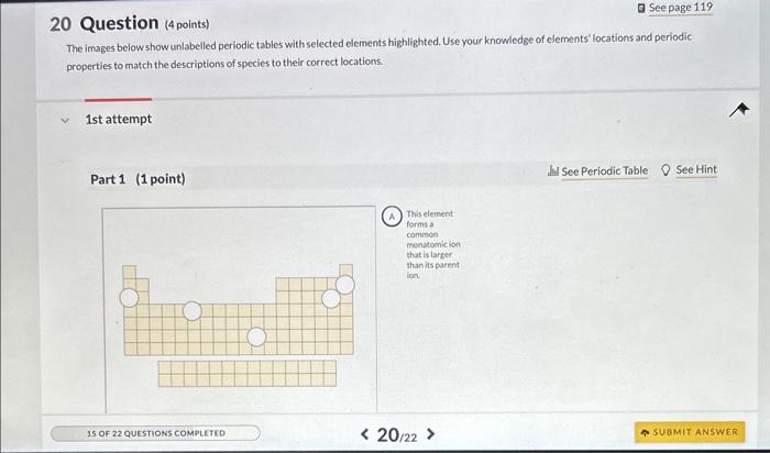 Solved Part 2 (1 point) A) This element has the most | Chegg.com Solved Part 2 (1 point) A) This element has the most | Chegg.com
