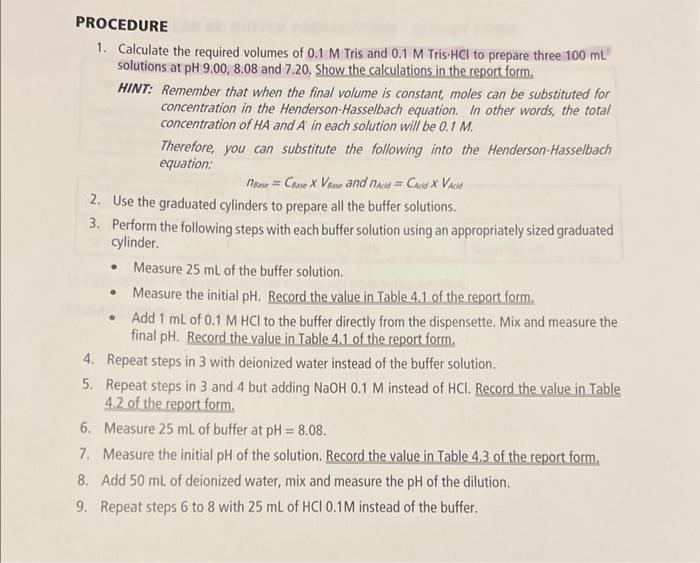 Solved Need some help with preperation calculations for | Chegg.com