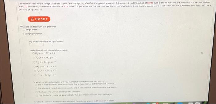 Solved Sts level of sigrificance What are we taitiog in eve | Chegg.com