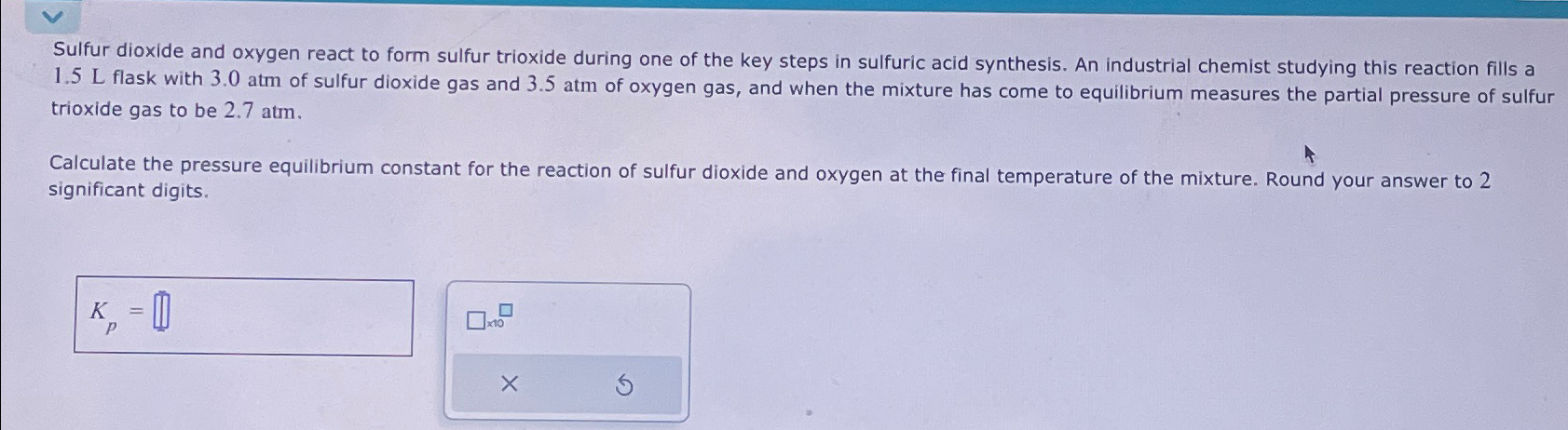 Sulfur dioxide and oxygen react to form sulfur | Chegg.com