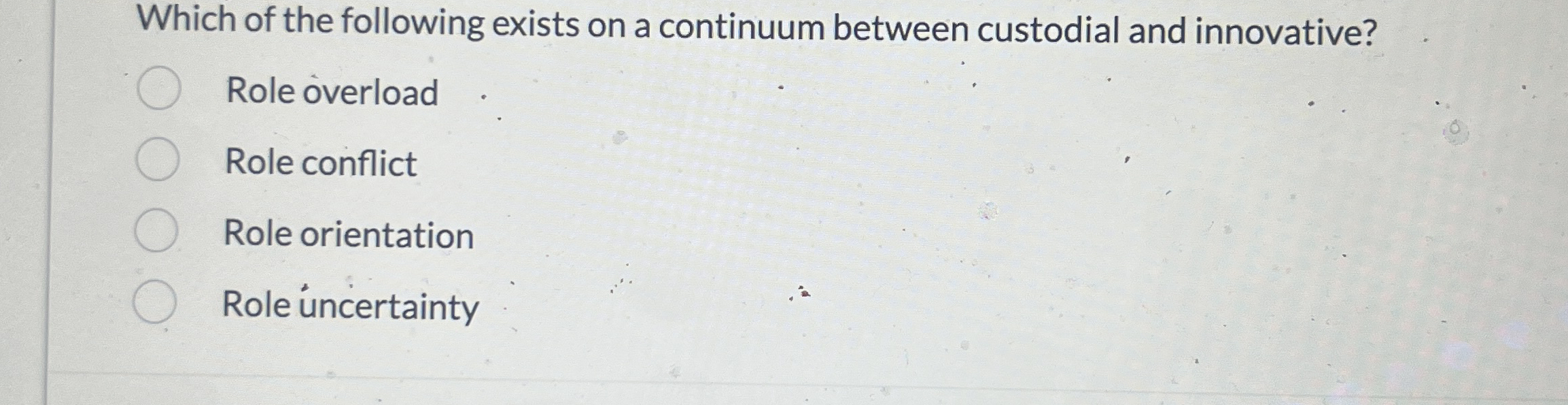 Solved Which of the following exists on a continuum between | Chegg.com