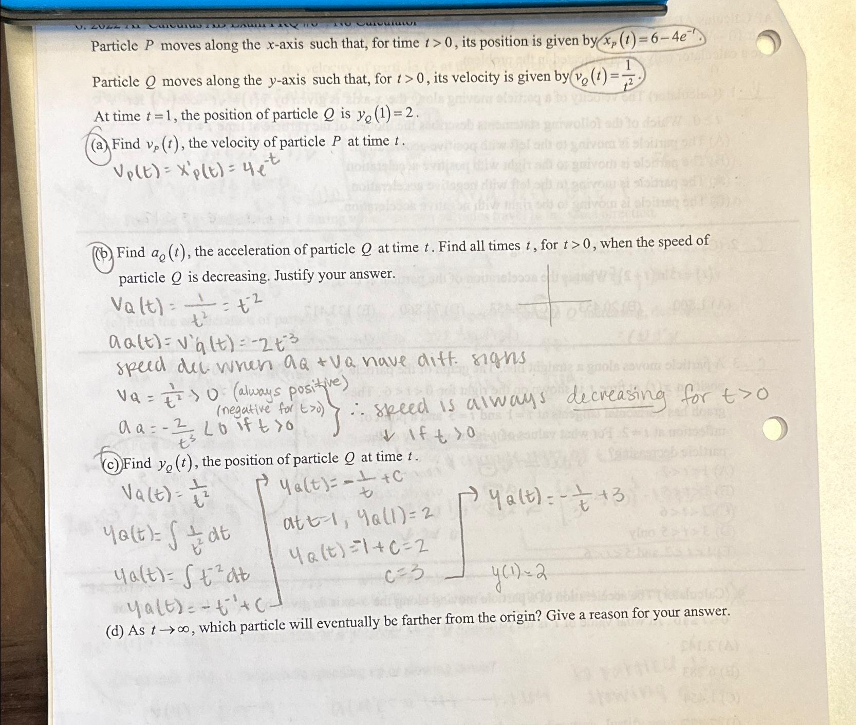 Solved Particle P ﻿moves along the x-axis such that, for | Chegg.com