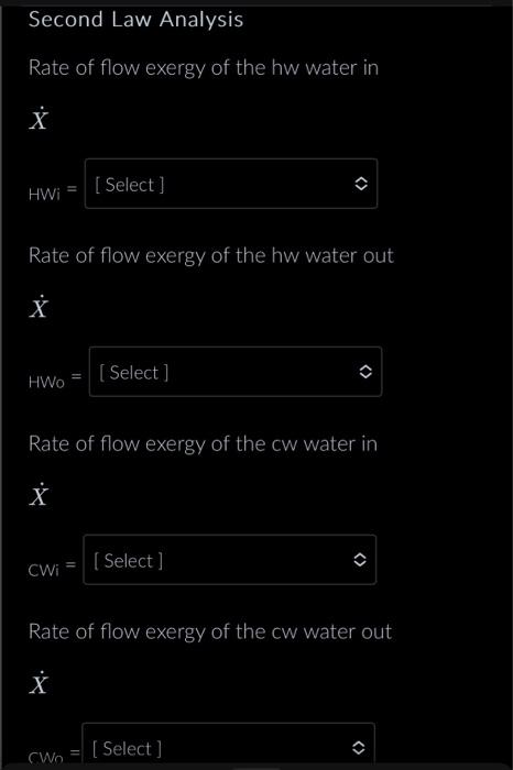 INomenclature:INomenclature:Rate of flow exergy of | Chegg.com
