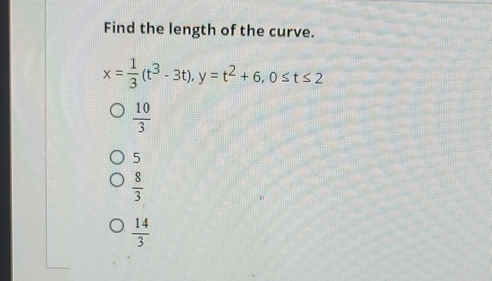 Solved Find the length of the curve. | Chegg.com