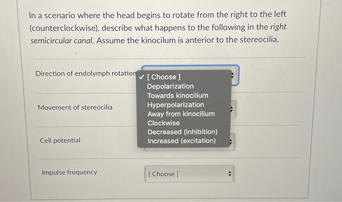 Solved In a scenario where the head begins to rotate from | Chegg.com