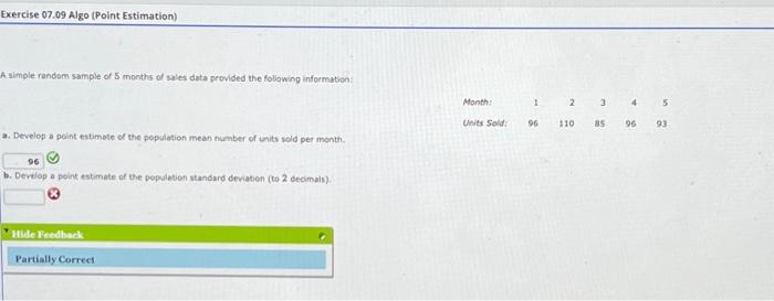 Solved Exercise 07.09 Algo (Point Estimation) A simple | Chegg.com